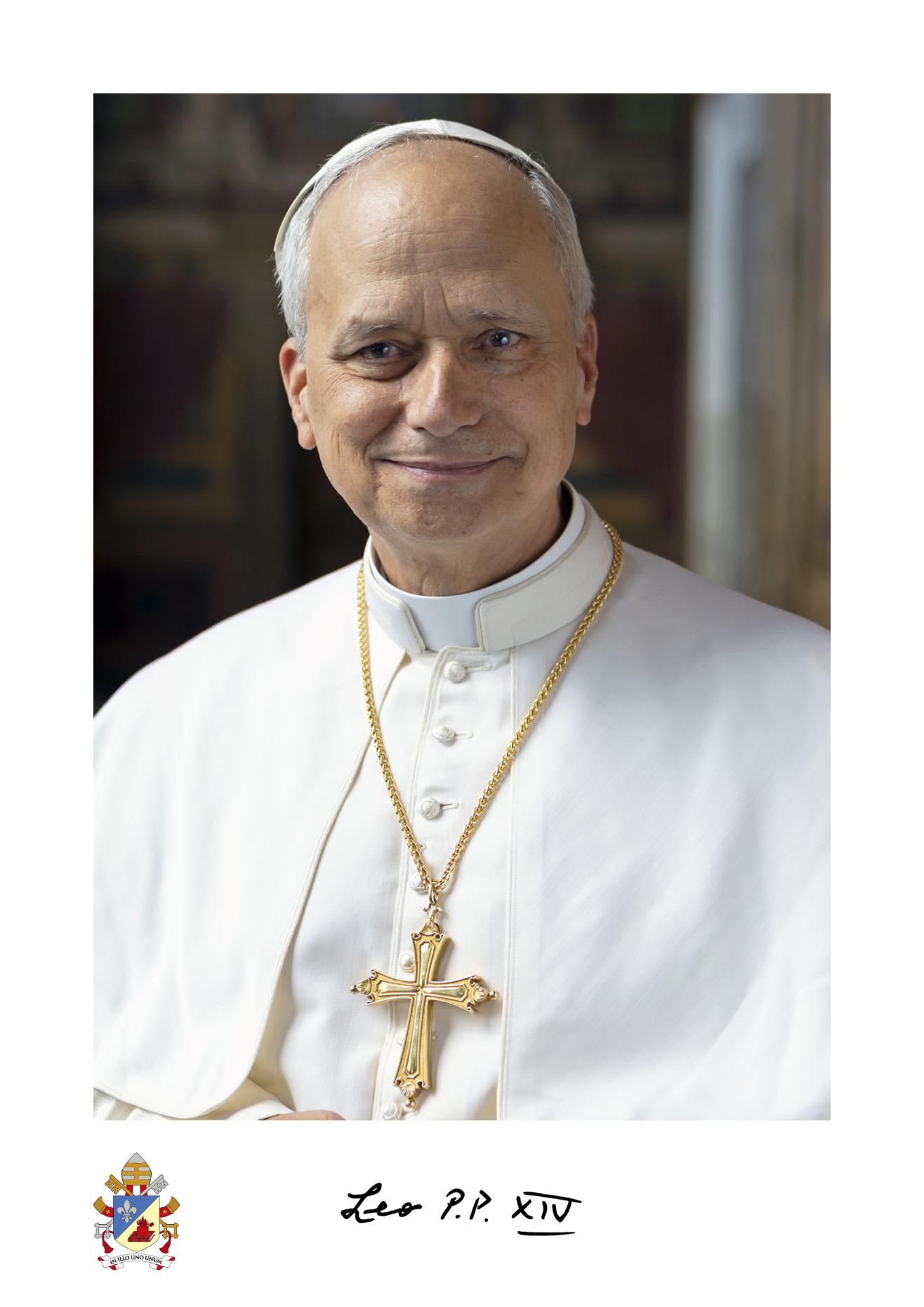 Offizielles Porträtfoto von Papst Leo XIV.